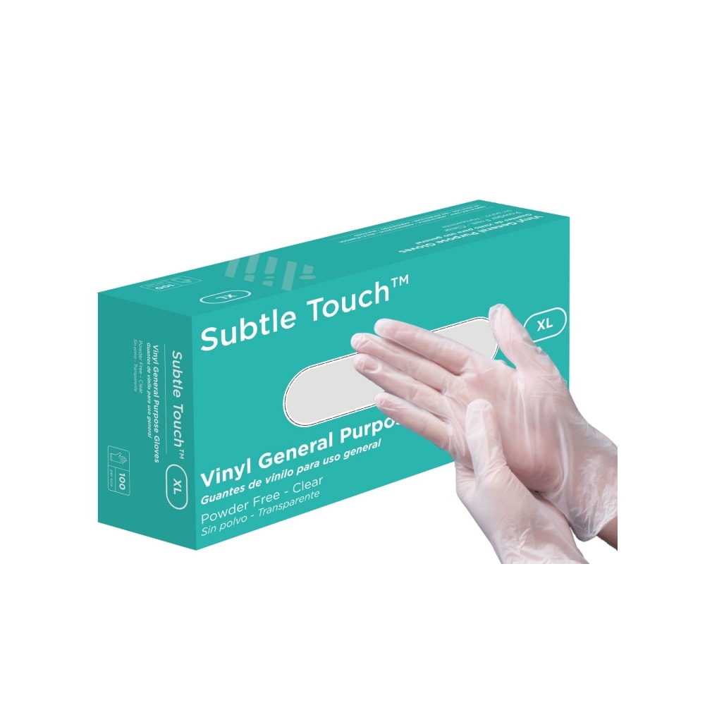 GuestSupply US | Subtle Touch Vinyl Gloves Powder Free, Clear, Extra Large